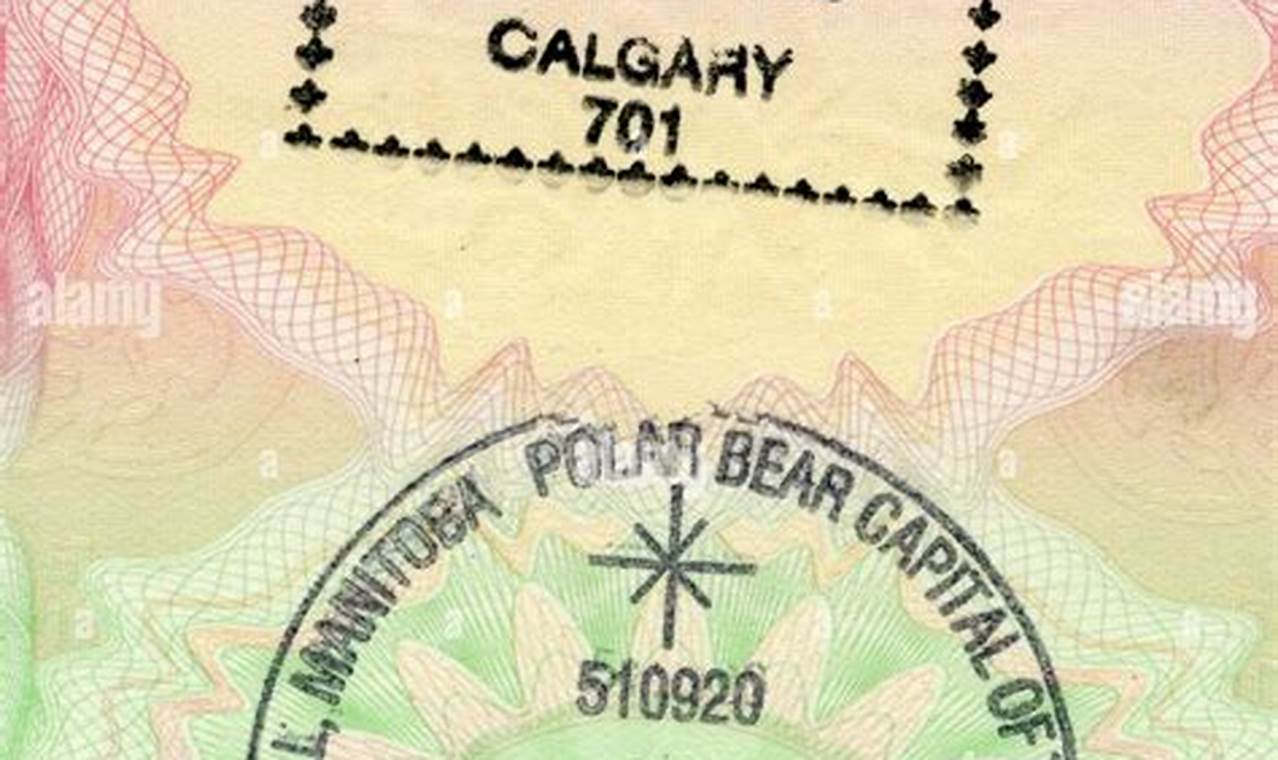 Your Canada Passport Stamp: A Guide