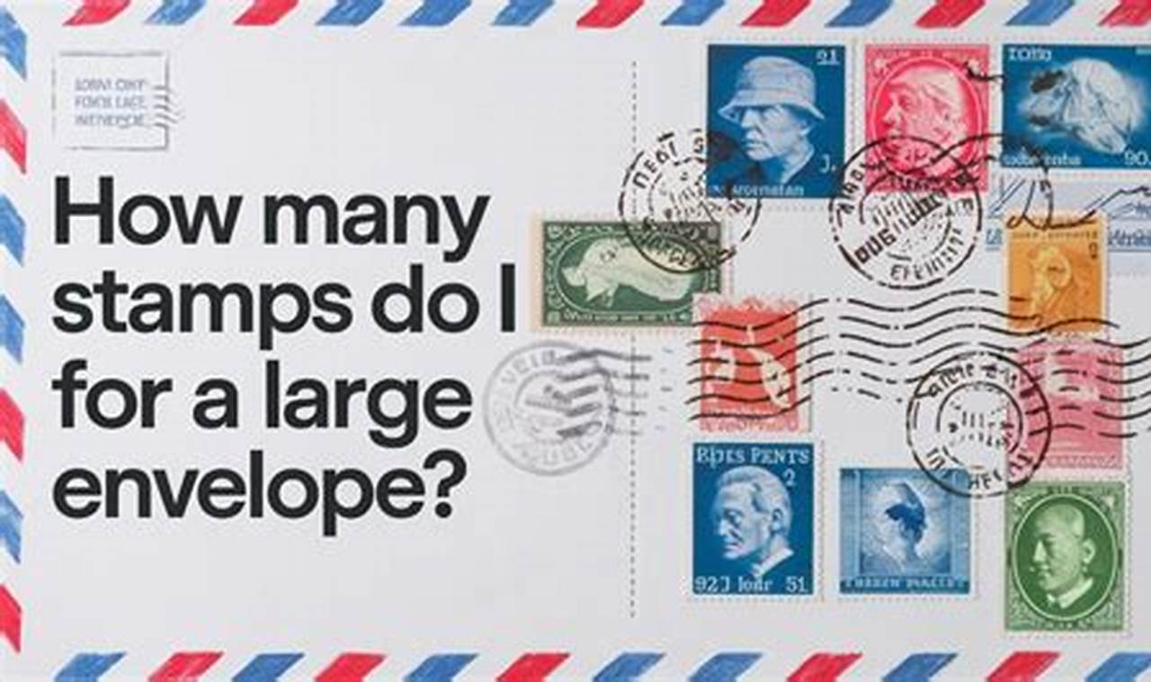 How Many Stamps Do I Need For A Postcard