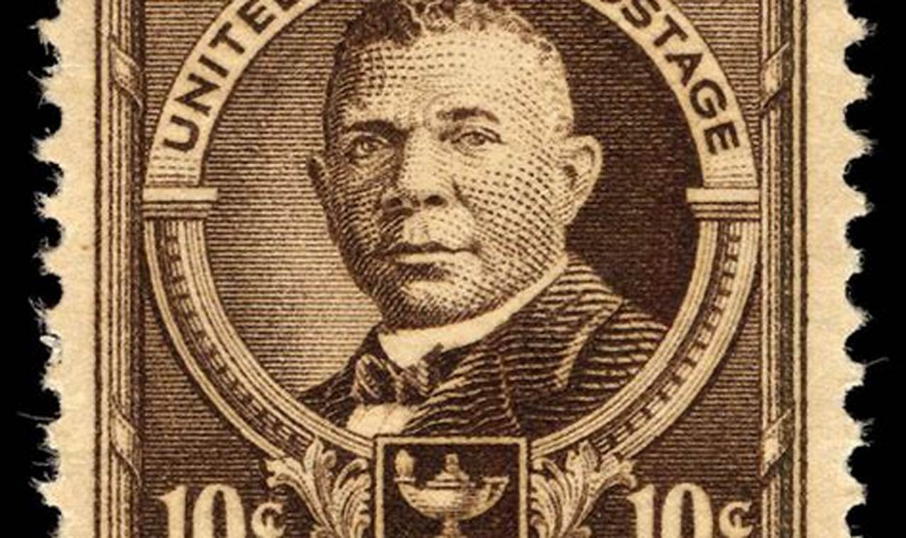 Honoring Booker T. Washington: First African American on a US Postage Stamp