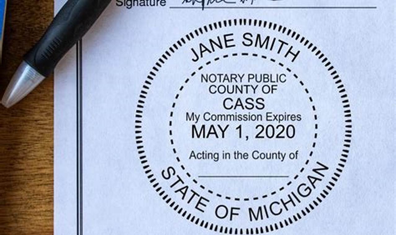 Michigan Notary Stamp Requirements: A Guide