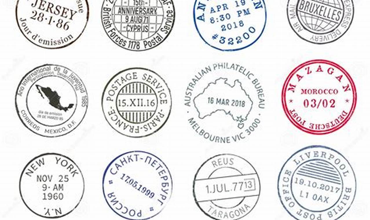 Vintage Postage Ink Stamp Guide & History