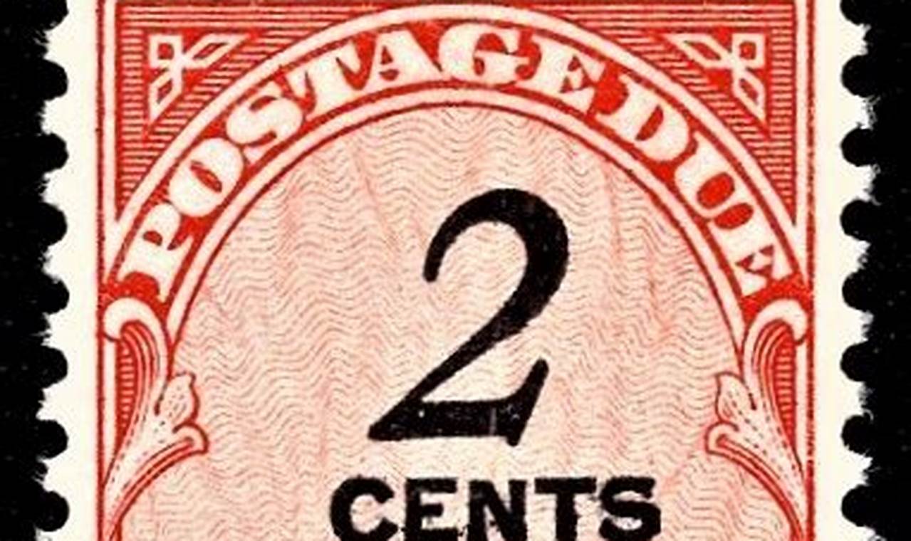 Classic 2 Cent Postage Due Stamps & History