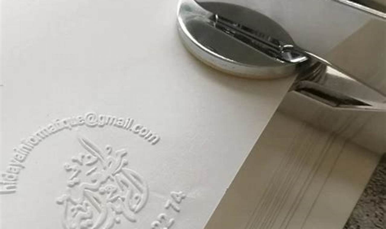 Premium Custom Embossed Stamps & Seals