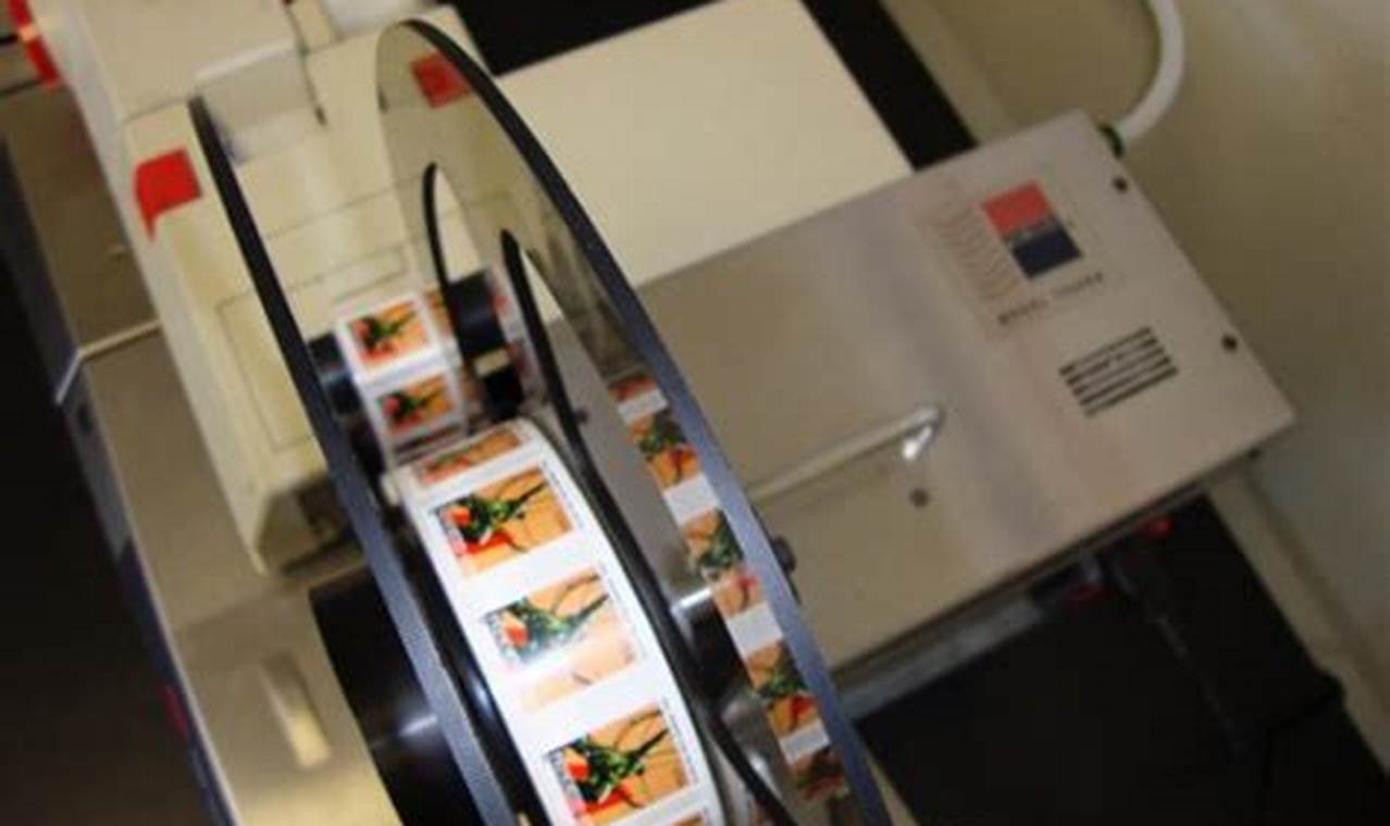 Automatic Postage Stamp Affixer Machine
