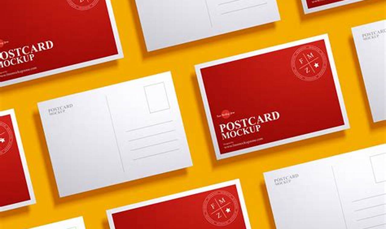 Best Postcard Mockups: Free & Premium Templates