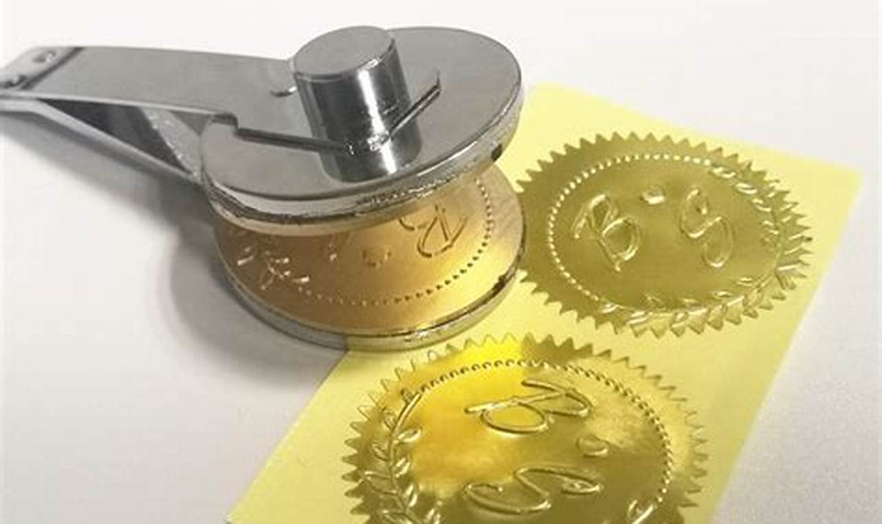 Personalized Custom Embosser Stamps & Seals