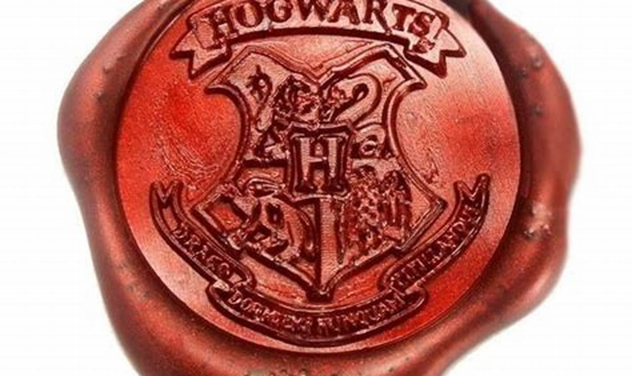 Official Hogwarts Stamp Seal: Wax & Embossed