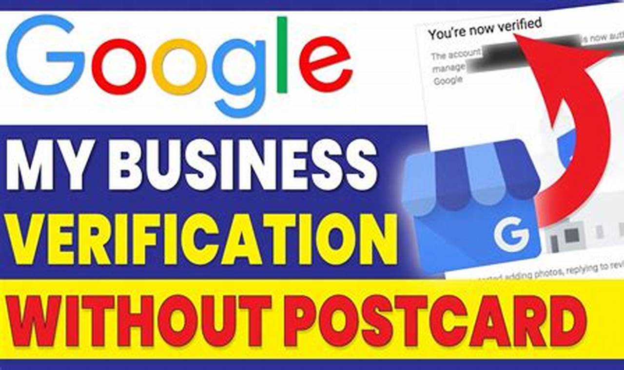 Verify Google Business: Skip the Postcard!