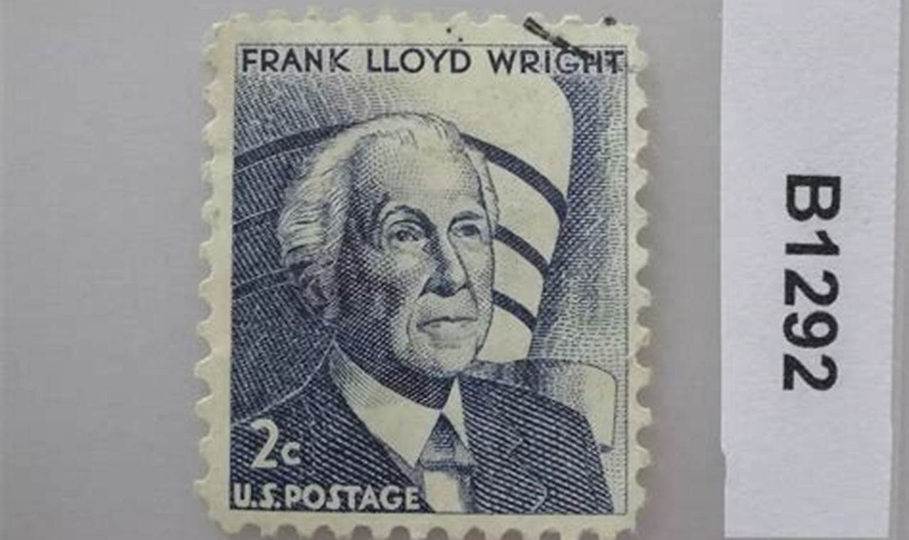 Frank Lloyd Wright 2 Stamp: History & Value