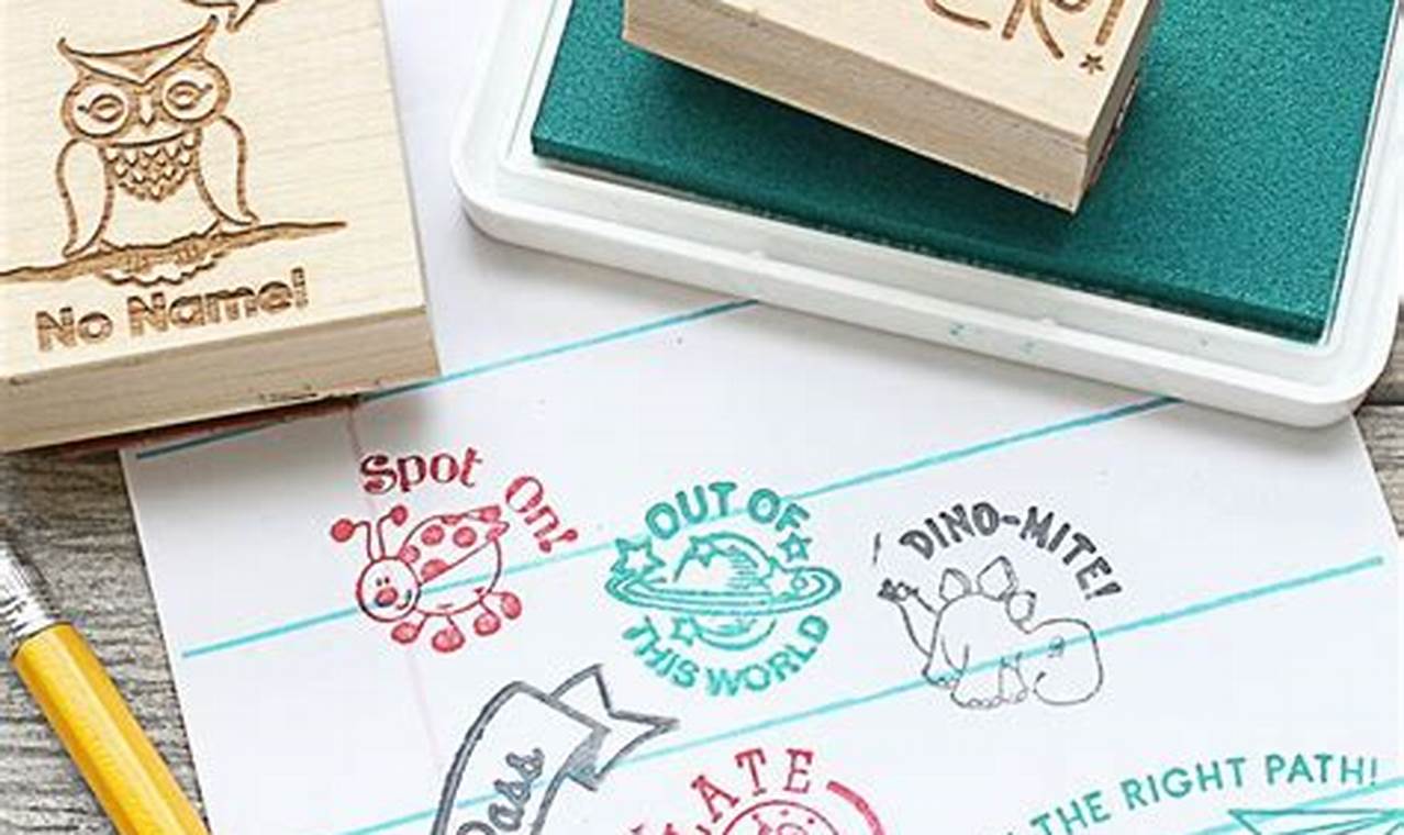 Teacher Rubber Stamp Set