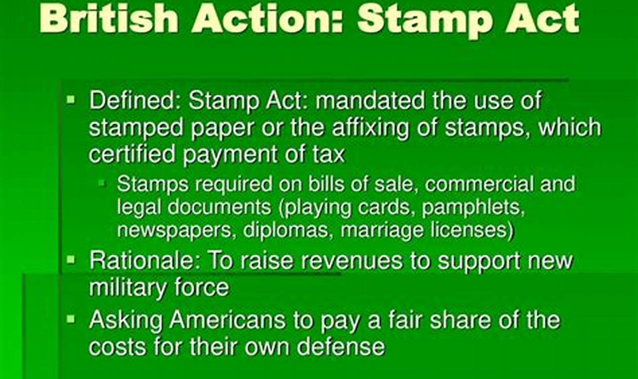 Understanding the Stamp Act Rationale & Its Impact