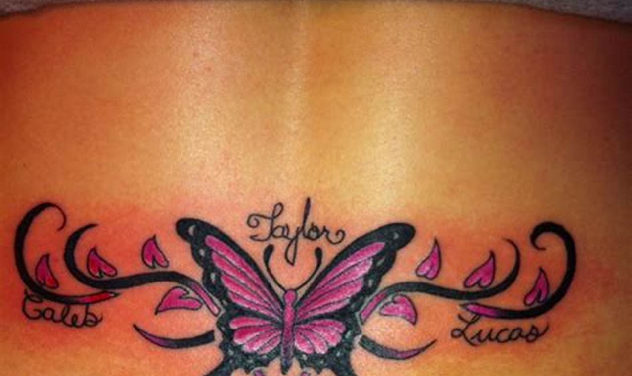 Butterfly Tramp Stamp Tattoos: Designs & Ideas