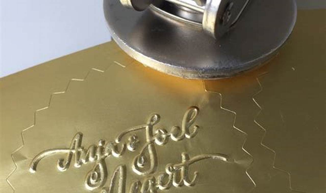 Create Your Perfect Custom Embossing Stamp