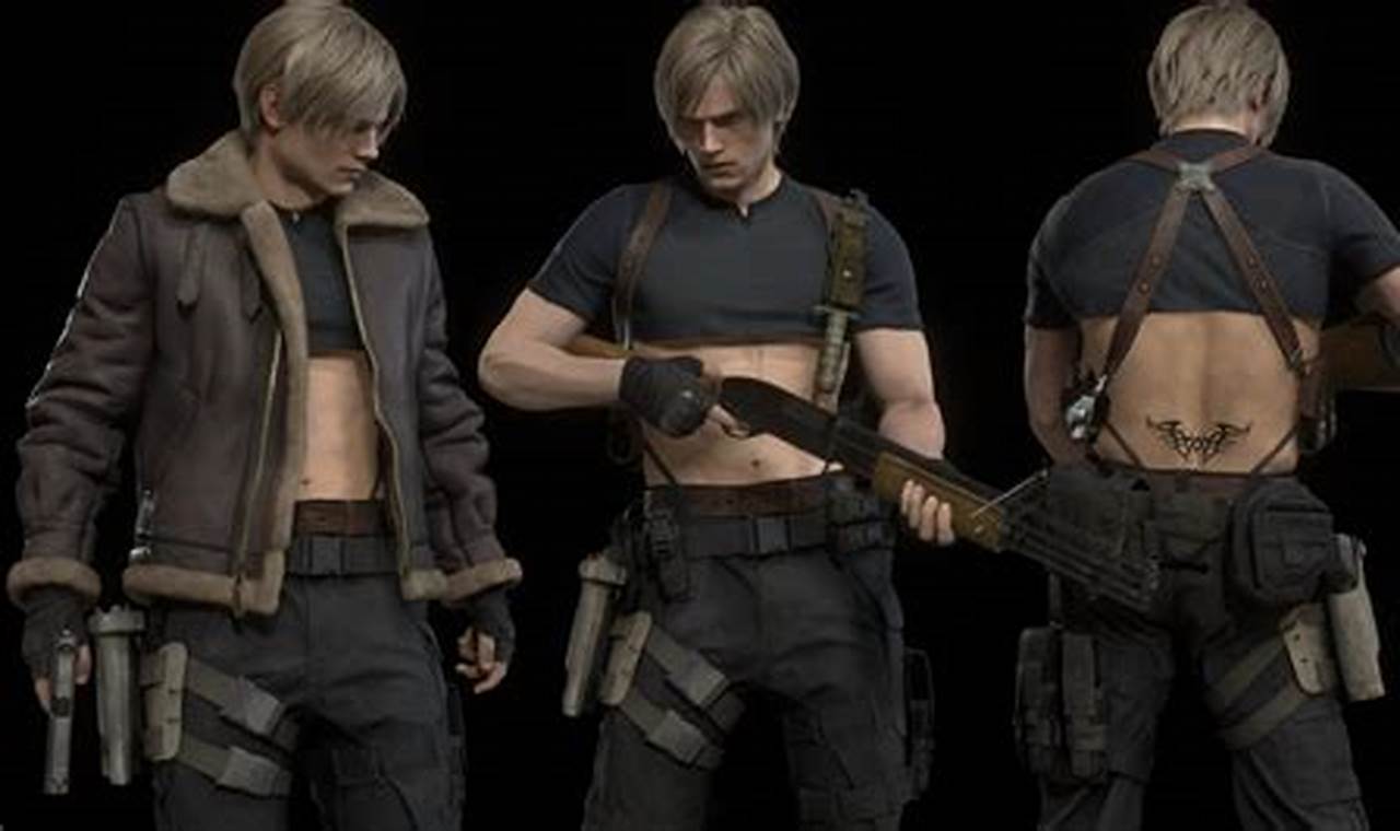 Leon Kennedy's Tramp Stamp Mod: A Closer Look