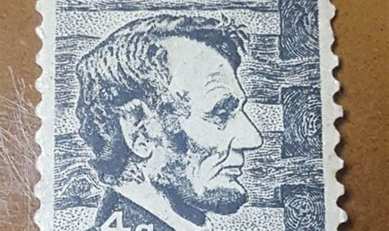 Most Valuable Lincoln 4 Cent Stamp Value
