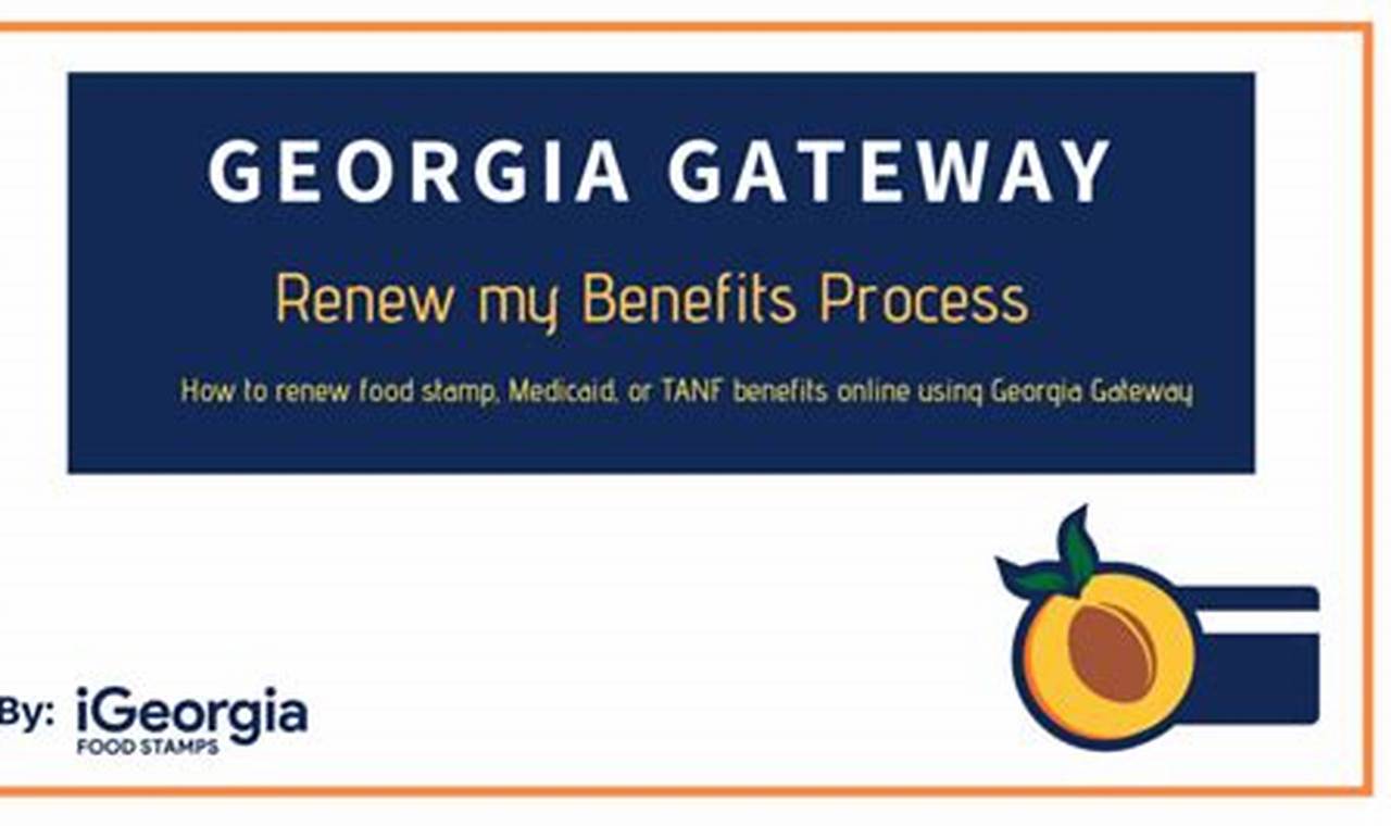 Access GA Food Stamp Gateway Benefits Online