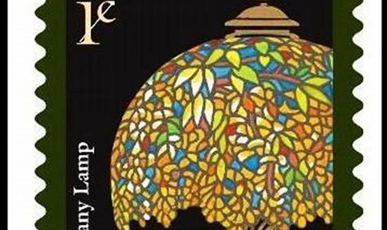 Classic Tiffany Lamp 1 Cent Stamp Guide