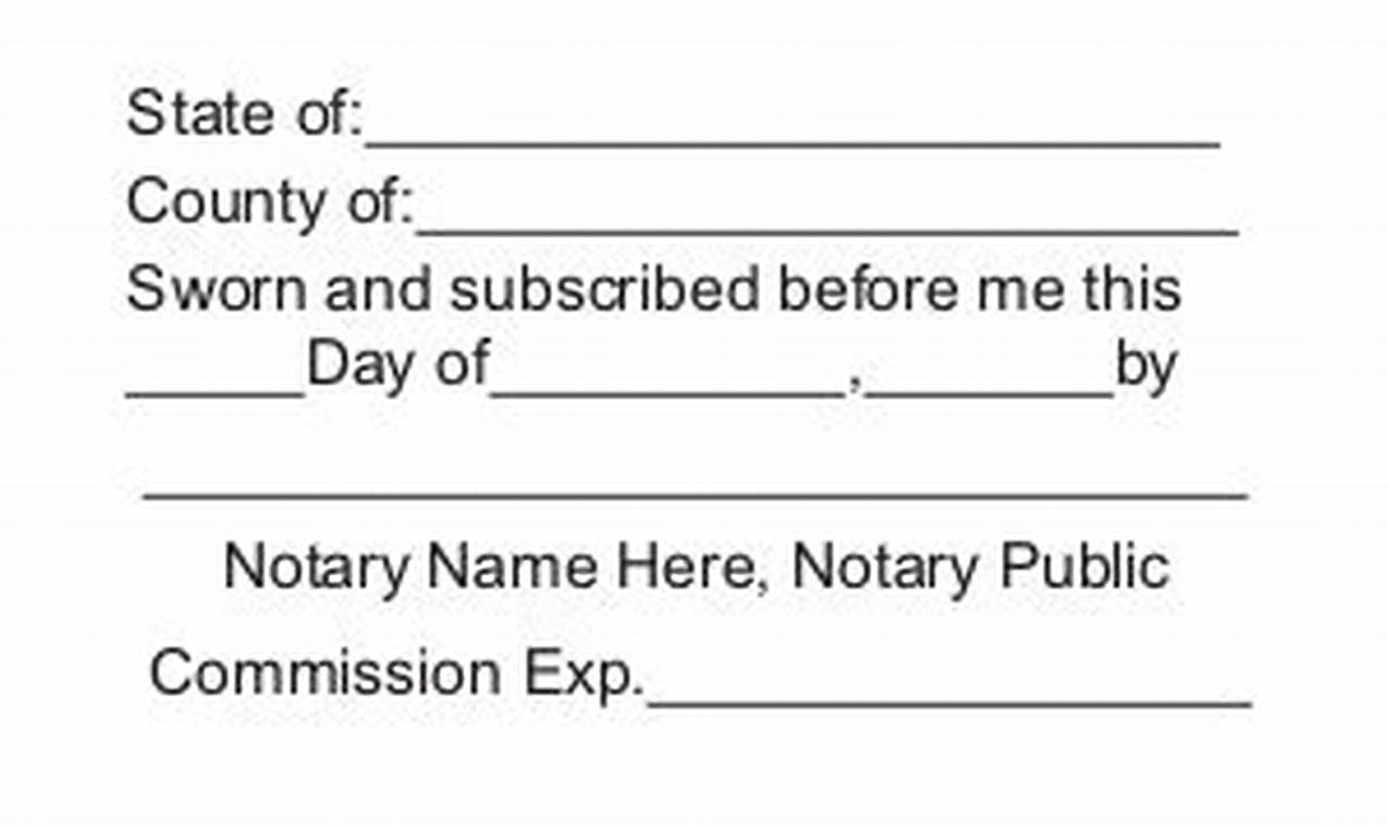 Free Notary Stamp Templates & Designs