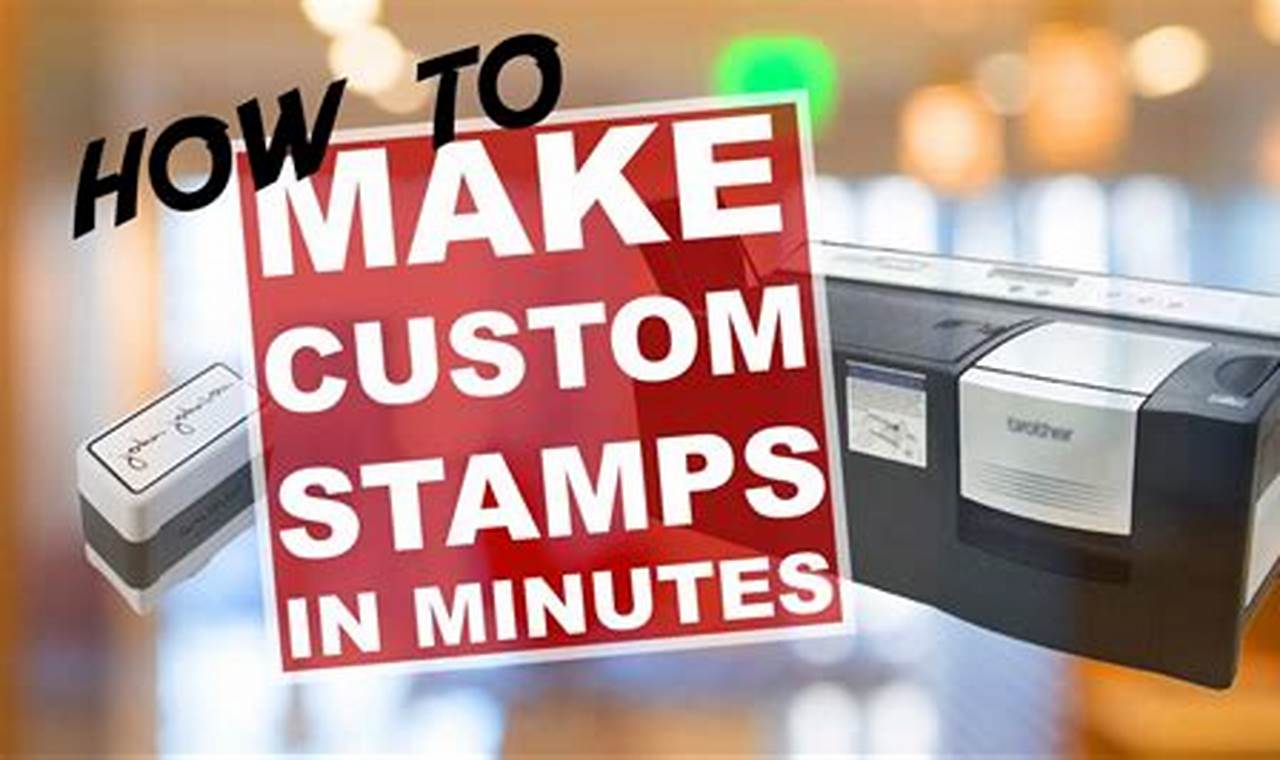 Design & Order Custom Stamps Online