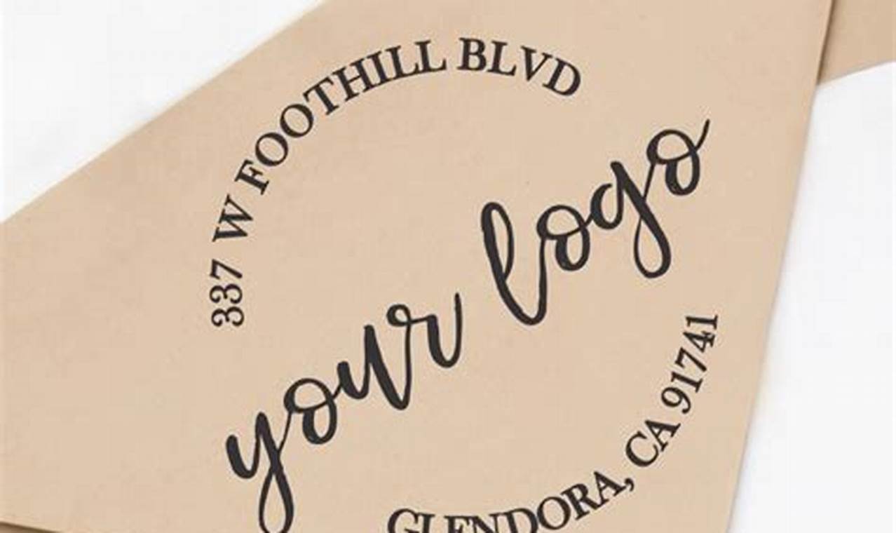 Design Your Own Custom Return Stamp Online