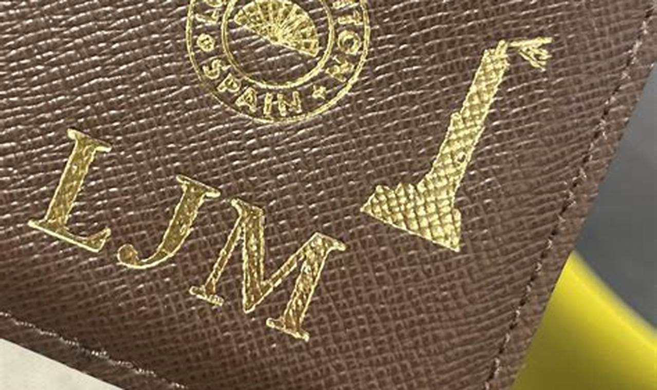 LV Hot Stamp Passport: Personalize Your Travel