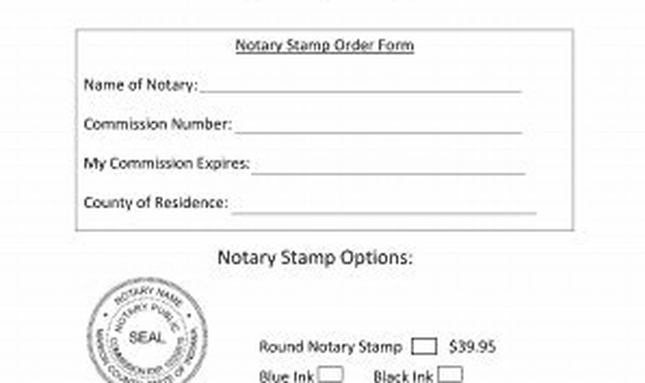 Order Your Notary Stamp: Custom & Compliant