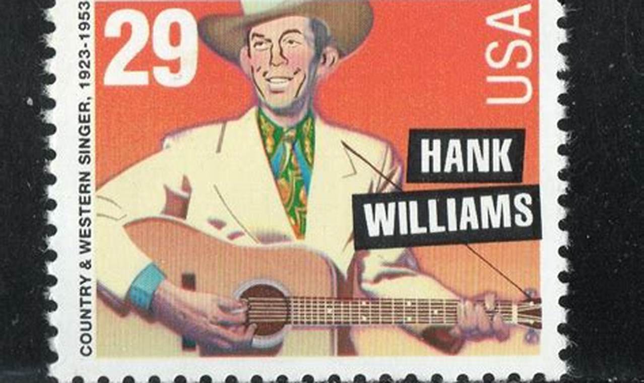 Classic Hank Williams Postage Stamp: A Legacy in Philately