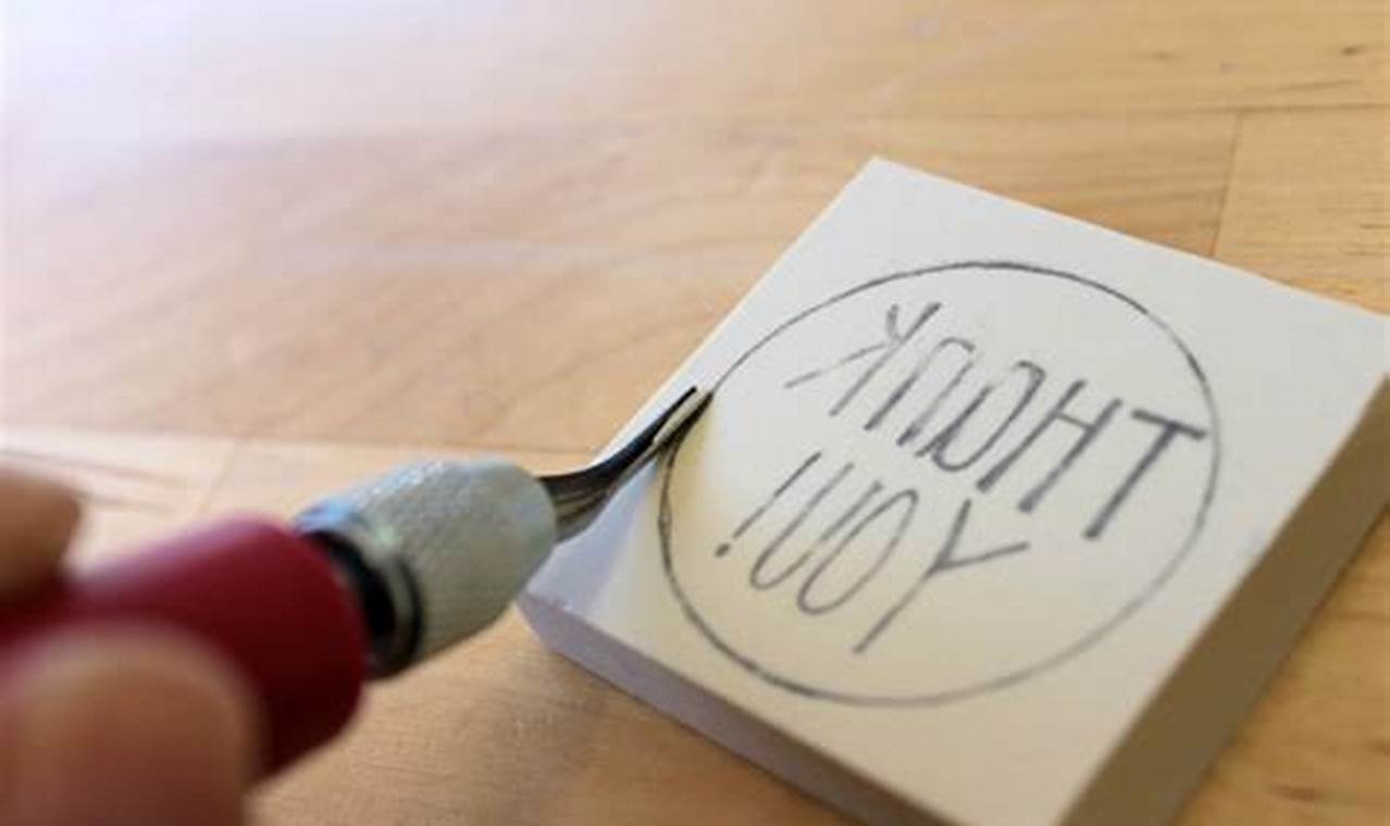 Easy Guide: Carve a Rubber Stamp Like a Pro