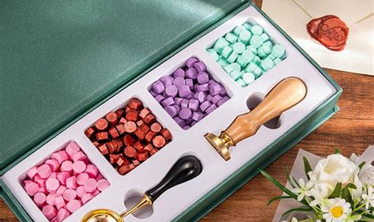 Personalized Custom Wax Seal Stamp Kits & Sets