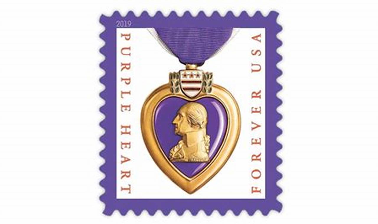 Historic Purple Heart Stamp Value & Prices