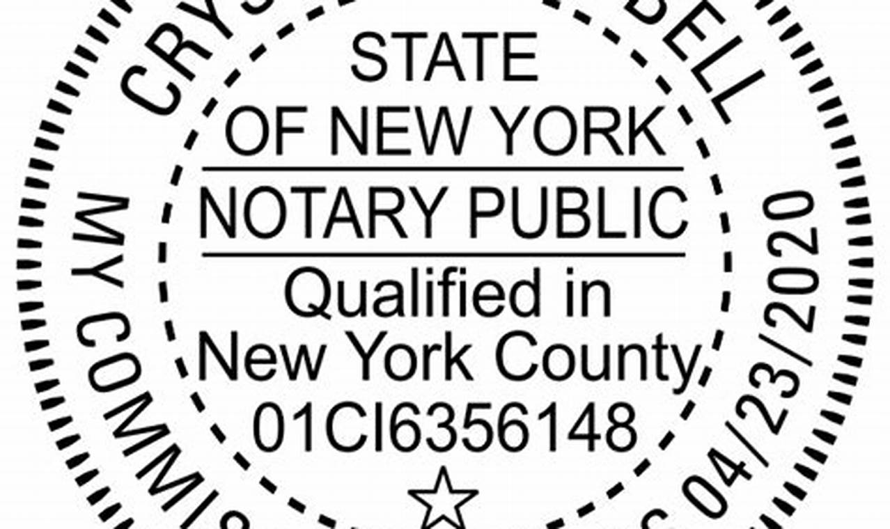 Official Notary Stamp in New York: A Guide