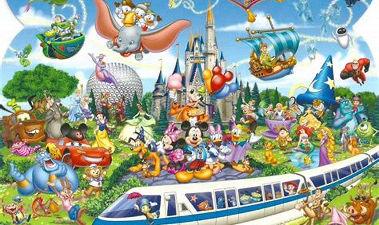 Vintage Walt Disney World Postcard Collections