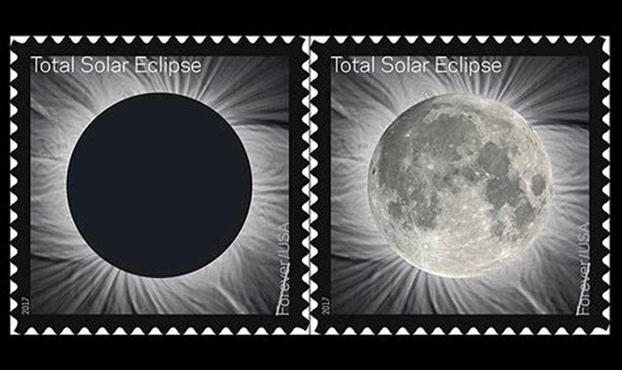 Rare Postage Stamp Solar Eclipse Collection