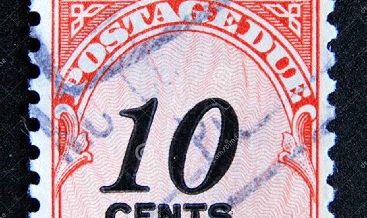 Classic US Postage Stamps (10 Cents)