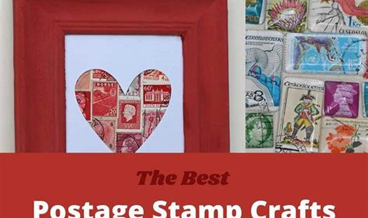 Creative Postage Stamp Crafts & Ideas