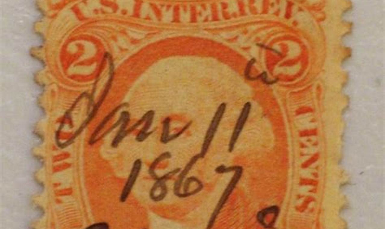 Discover US Inter Rev 2 Cent Stamp Value & Worth