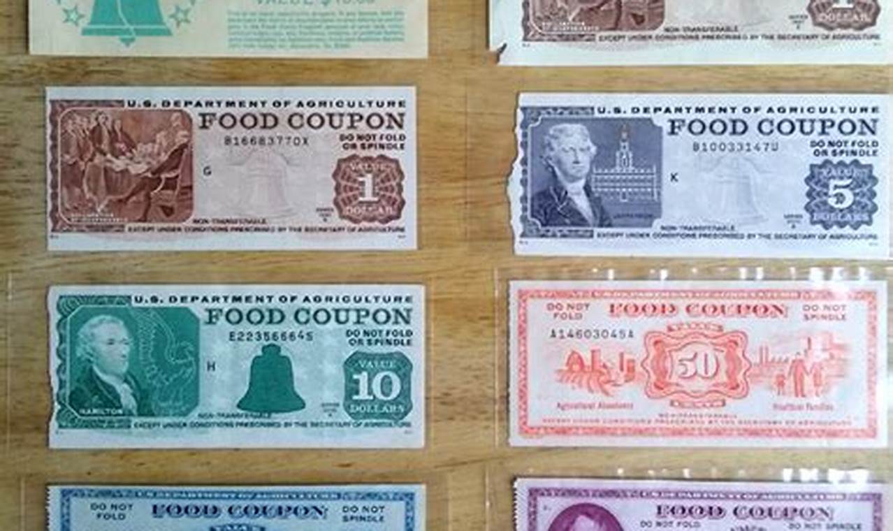 The History of Food Stamp Booklets and Their Impact
