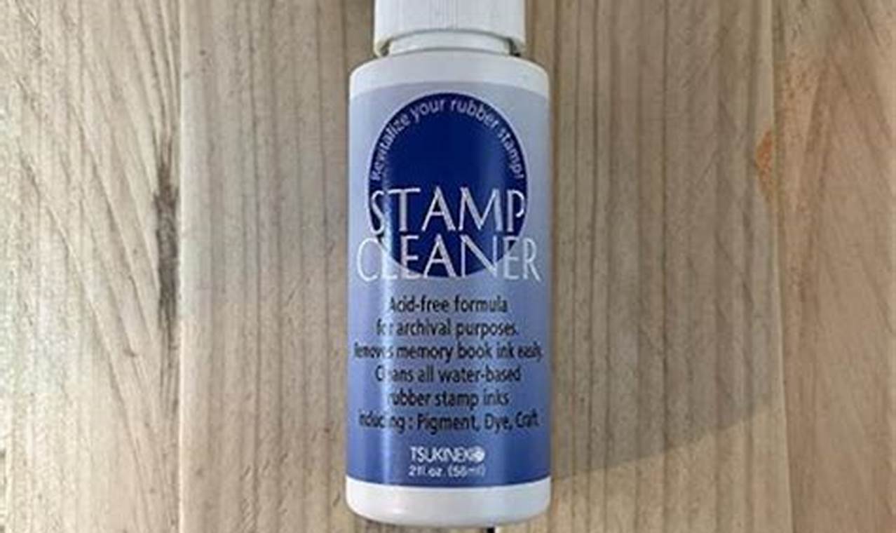 Best Rubber Stamp Cleaners for Perfect Impressions