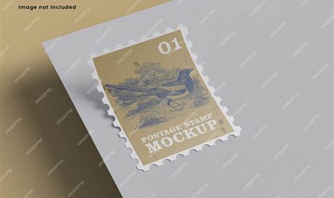 Free Postage Stamp Mockup PSD & Vector