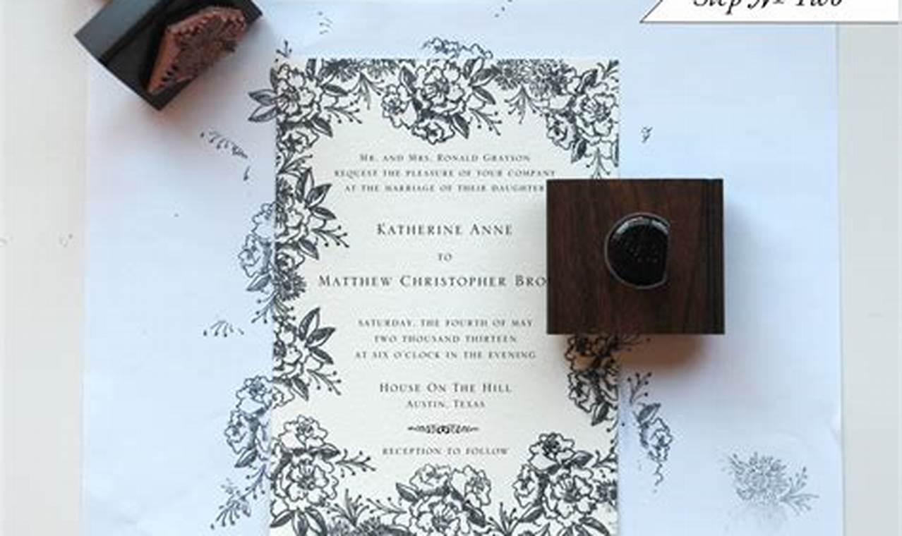 Personalized Custom Invitation Stamps & Seals