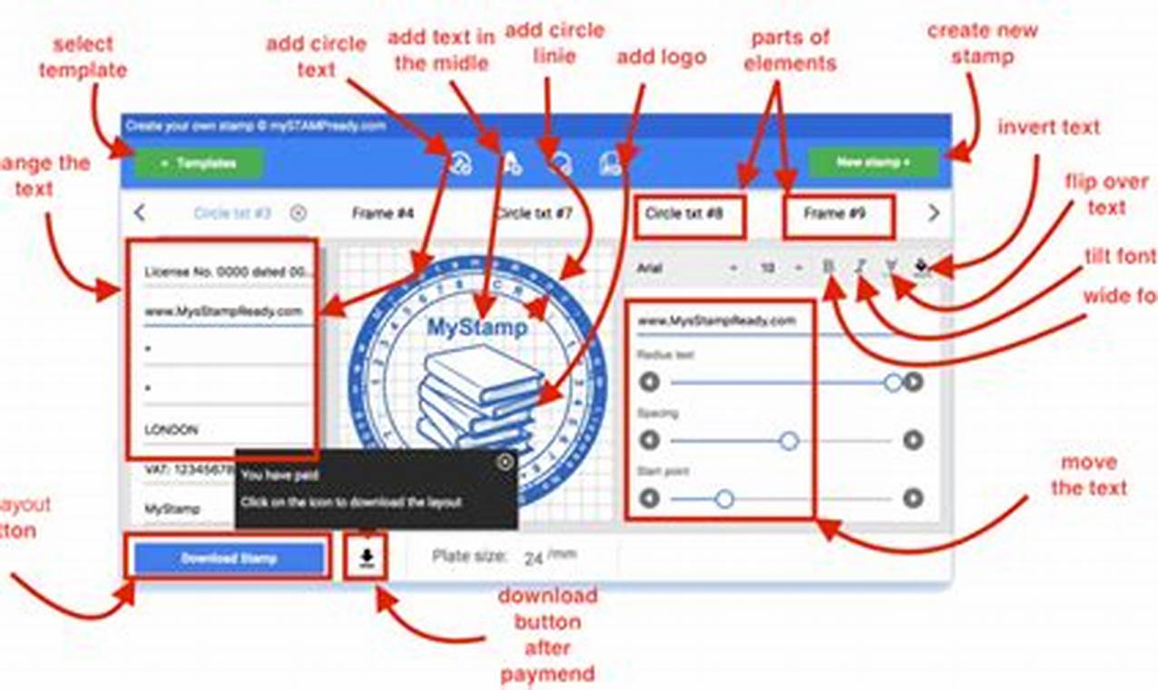 Free Online Rubber Stamp Generator: Design & Download
