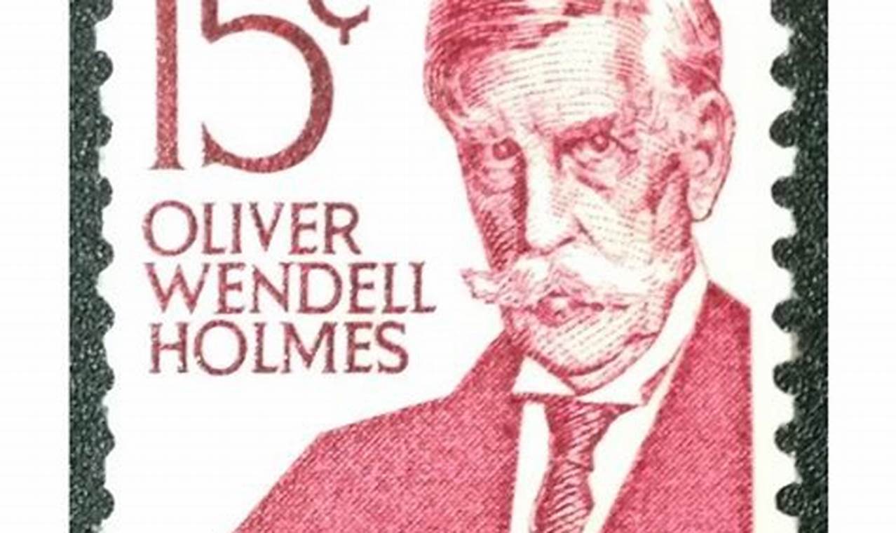Classic 15c Oliver Wendell Holmes Stamp Guide