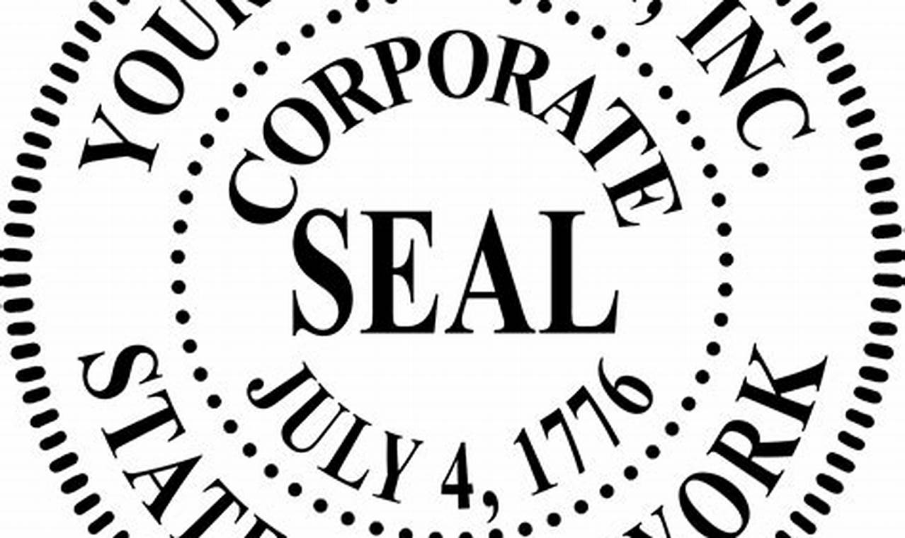 Company Seal Stamping: A Complete Guide