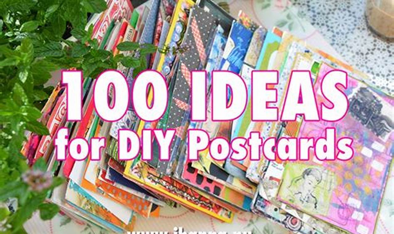 Creative DIY Postcard Ideas & Inspiration
