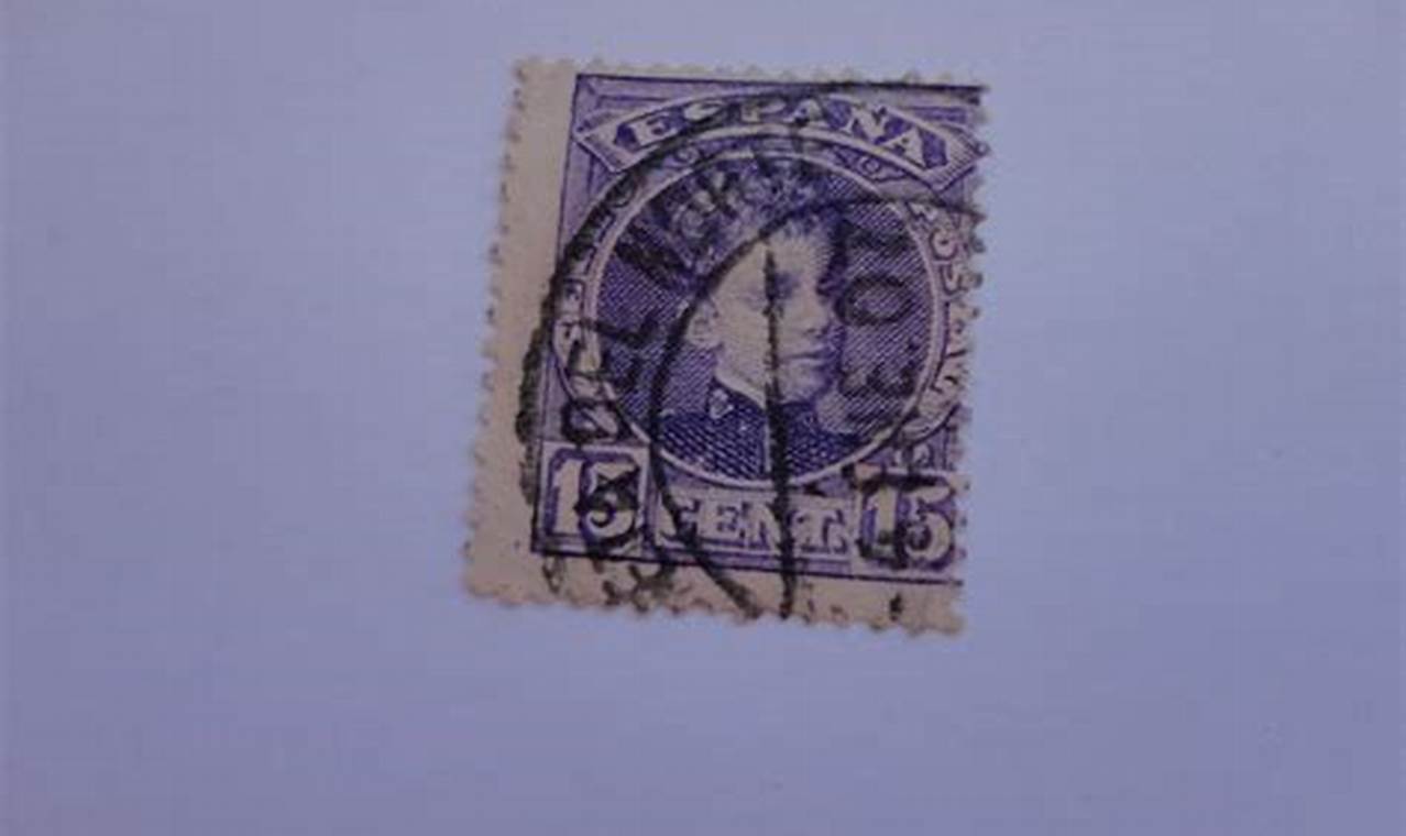 Classic Espaa 15 Cent Stamp: History & Value