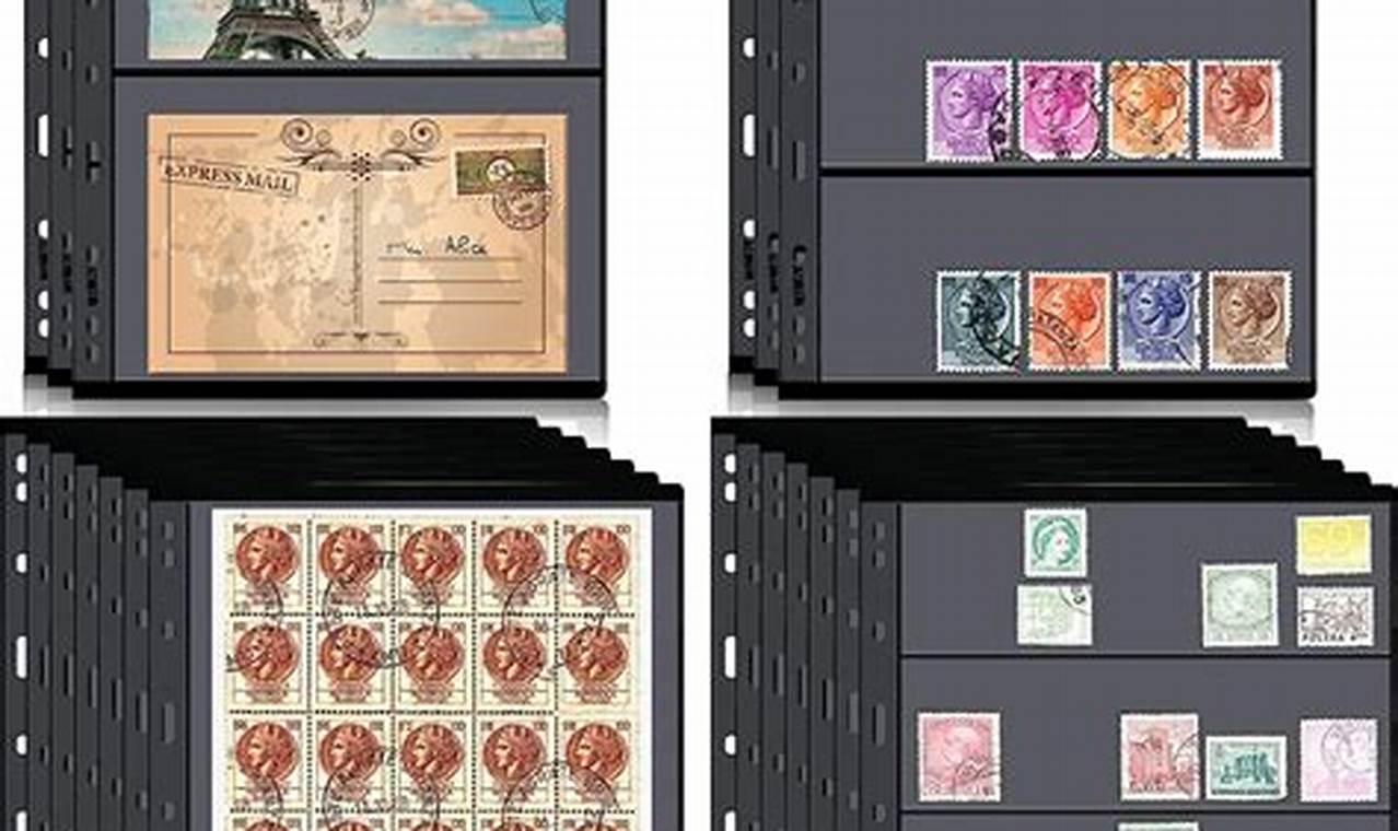 Premium Stamp Collector Sheets & Albums