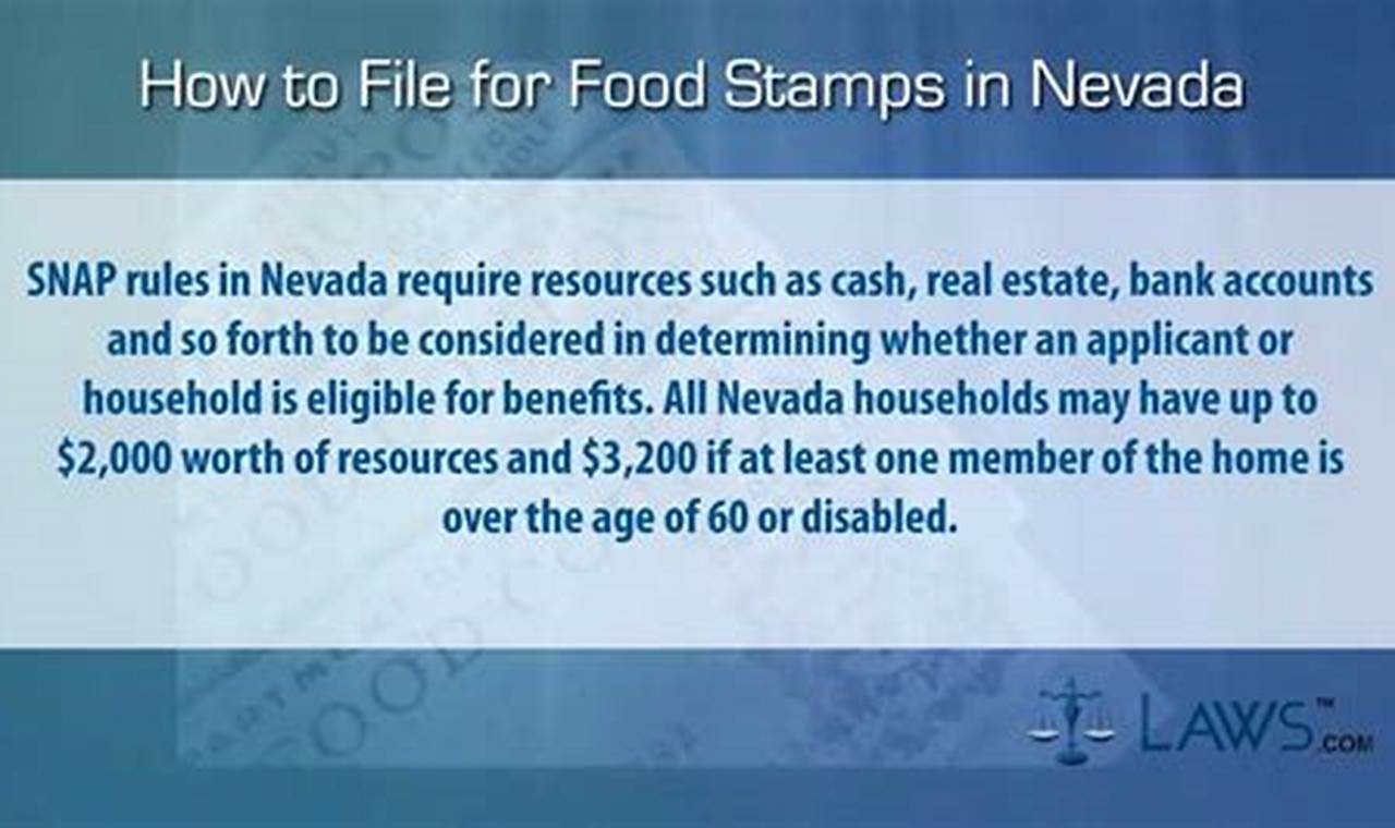 Nevada Food Stamp Eligibility Guide & FAQs