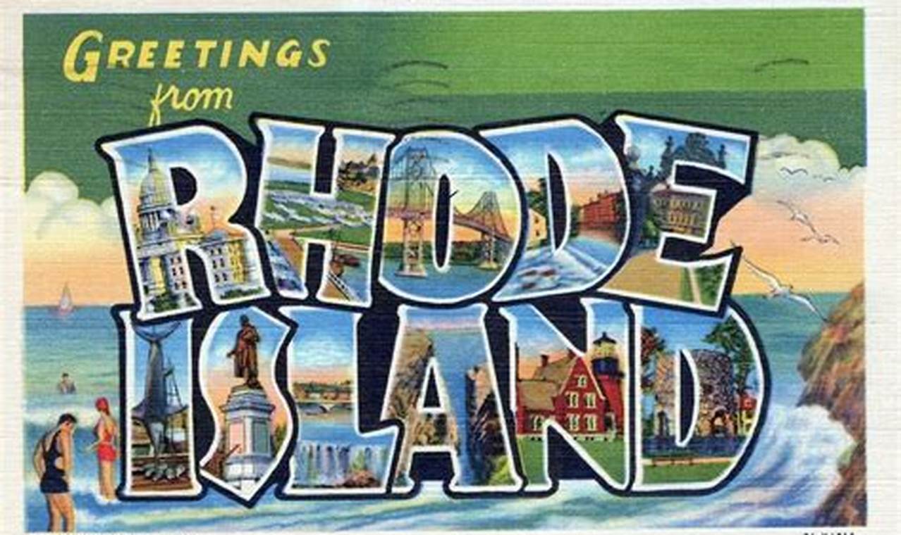 Vintage Rhode Island Postcards: Scenic Views