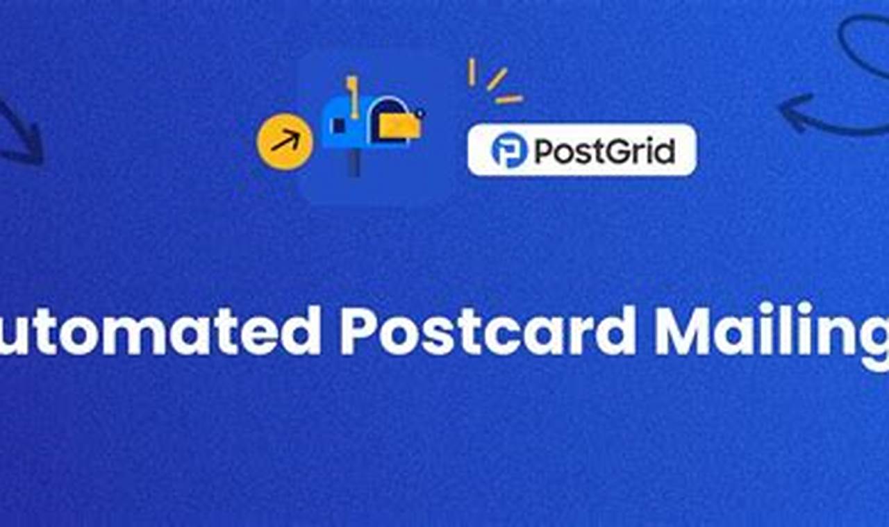 Modern Automated Postcard Mailing Services