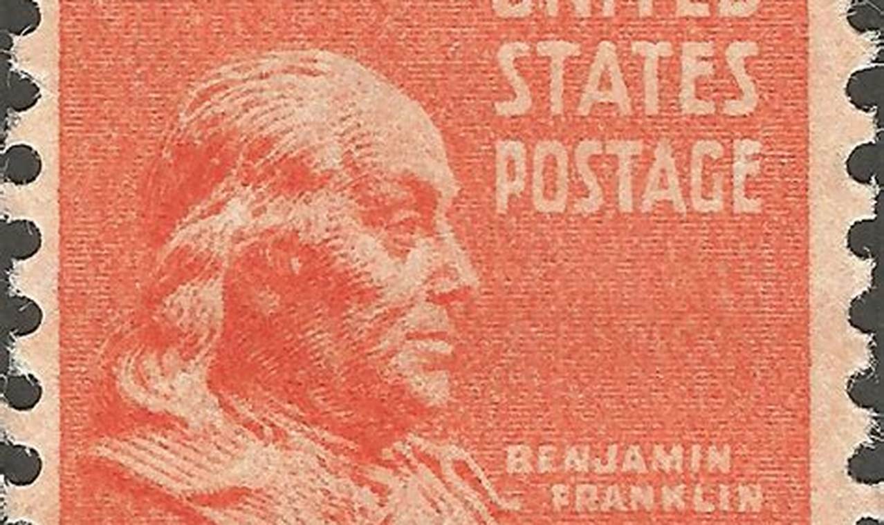 Rare Benjamin Franklin 1/2 Cent Stamp Value Guide